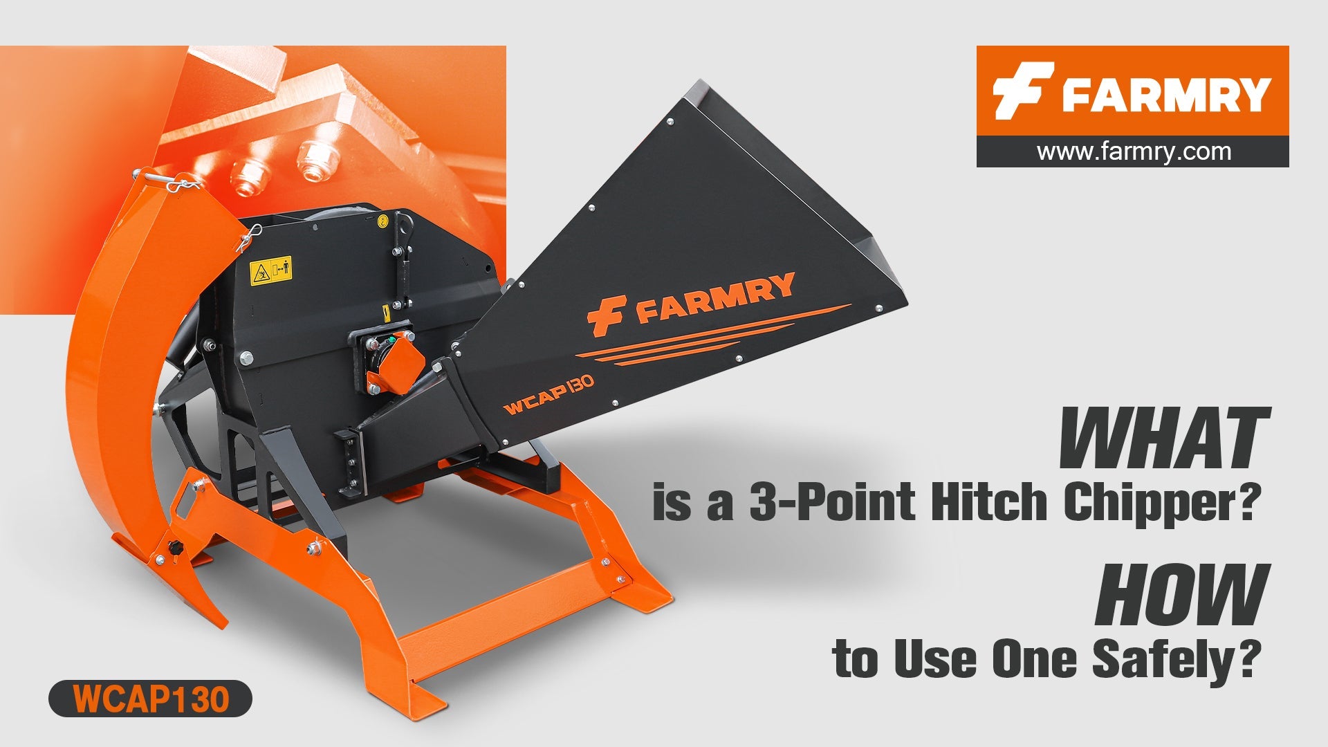 How to Safely Use a 3-Point Hitch Chipper | Farmry