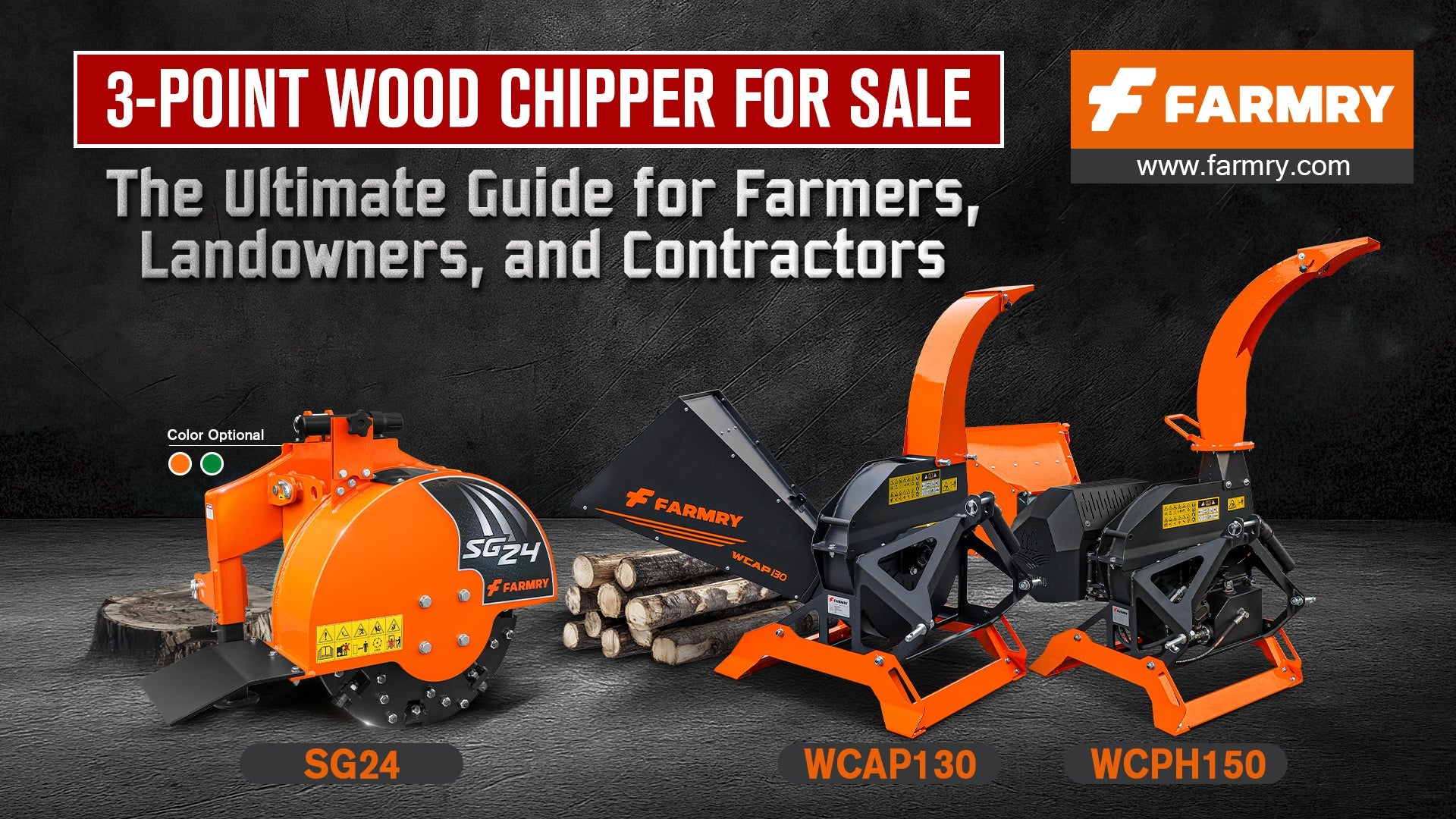 3-Point Wood Chipper for Sale | PTO Tractor Chippers Guide | Farmry