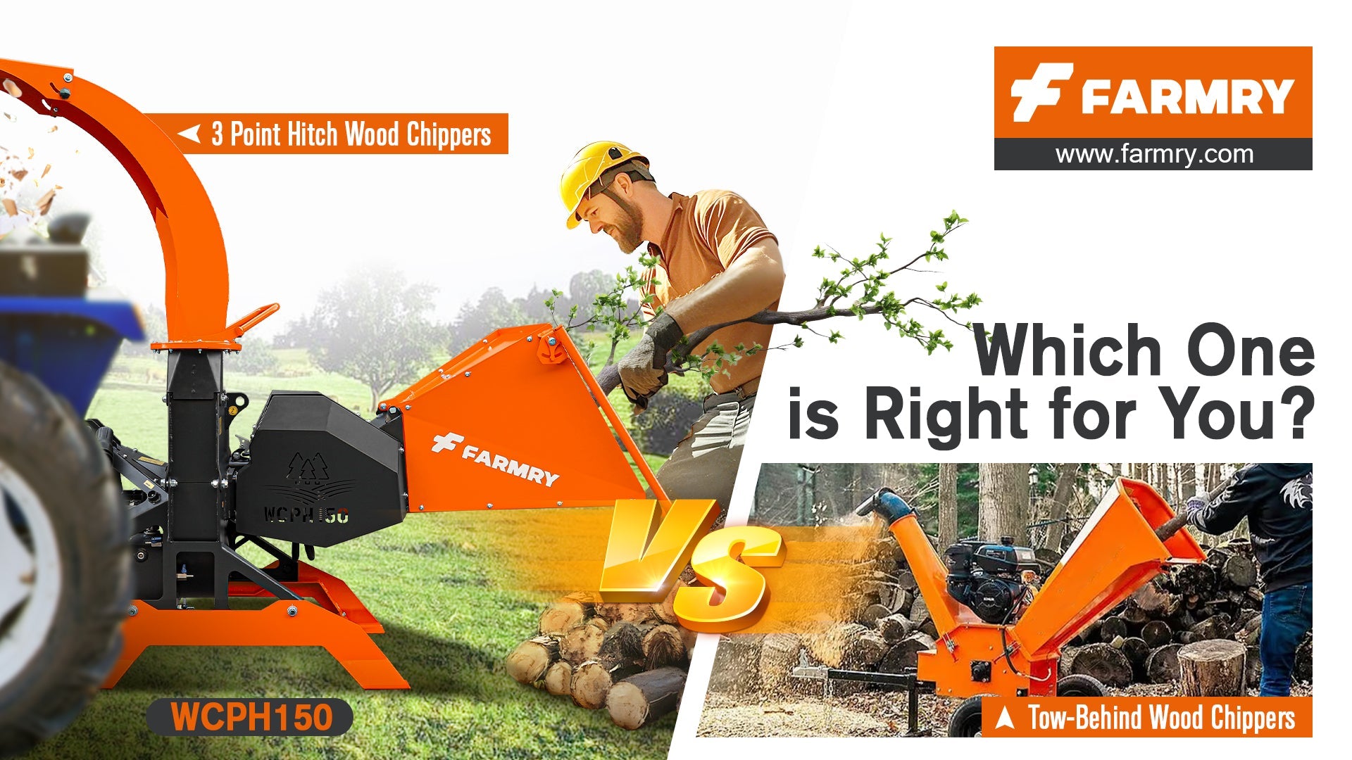 3-Point vs Tow-Behind Wood Chippers – Which to Choose? | Farmry