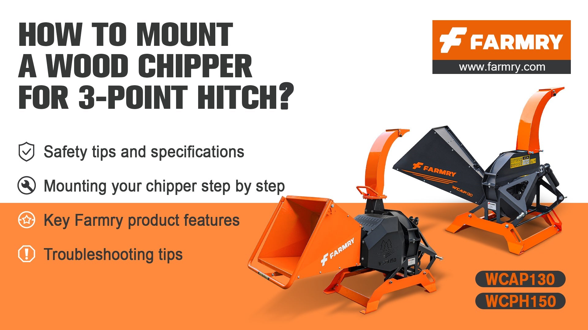 How to Mount a 3-Point Hitch Wood Chipper | Farmry
