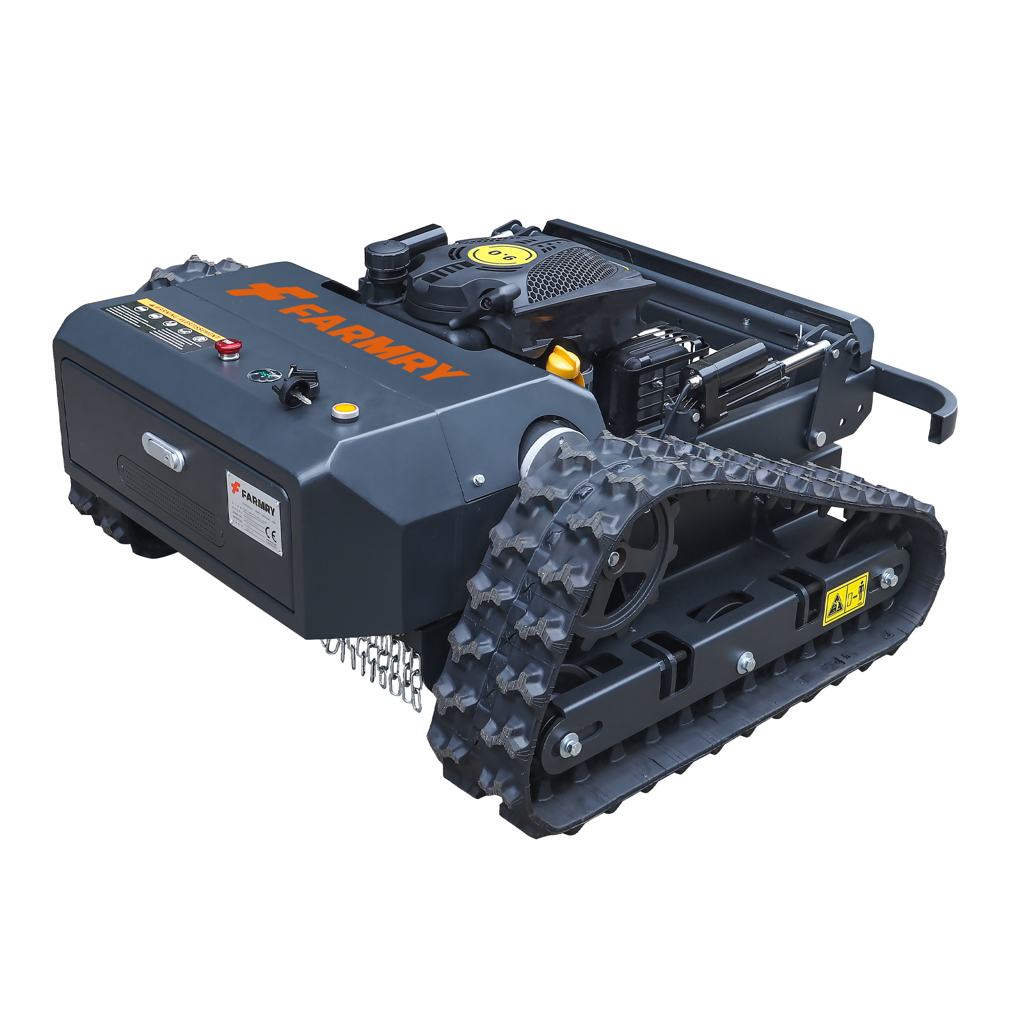 Remote Control Track Mower | Safe & Powerful Mowing on Slopes | Farmry