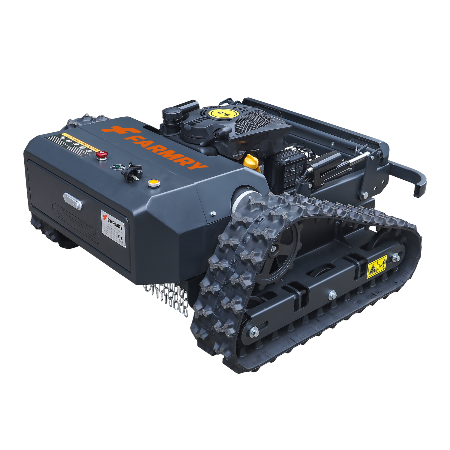 Remote Control Track Mower | Safe & Powerful Mowing on Slopes | Farmry