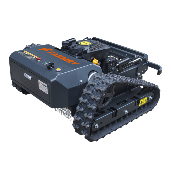 Remote Control Track Mower | Safe & Powerful Mowing on Slopes | Farmry