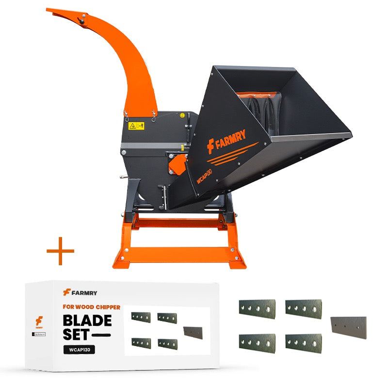 5″ PTO Wood Chipper | 3-Point Chipper for Up to 45 HP | Farmry